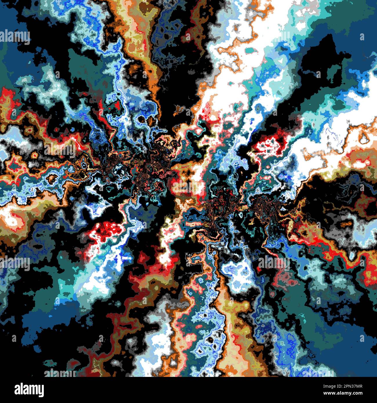 Multicolored grunge texture. Composition of different color patterns ...