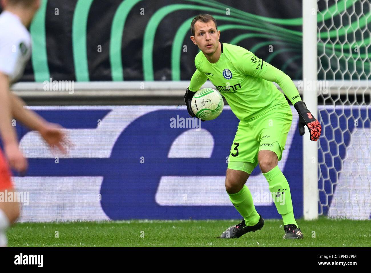 goalkeeper Davy Roef of Gent pictured during a soccer game between AA ...
