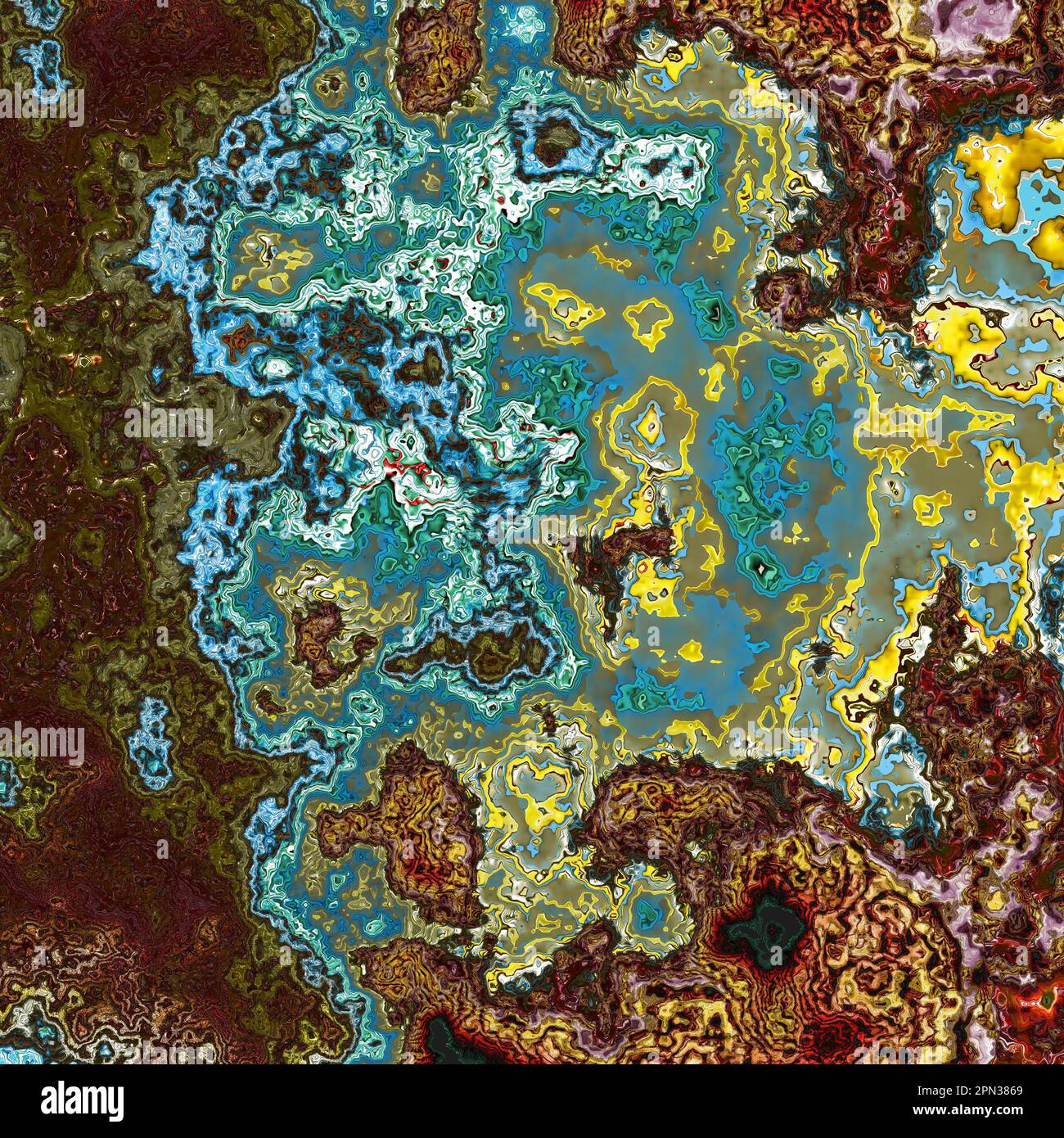 Multicolored grunge texture. Composition of different color patterns ...