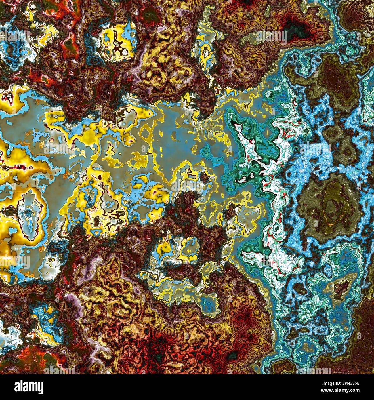 Multicolored grunge texture. Composition of different color patterns ...