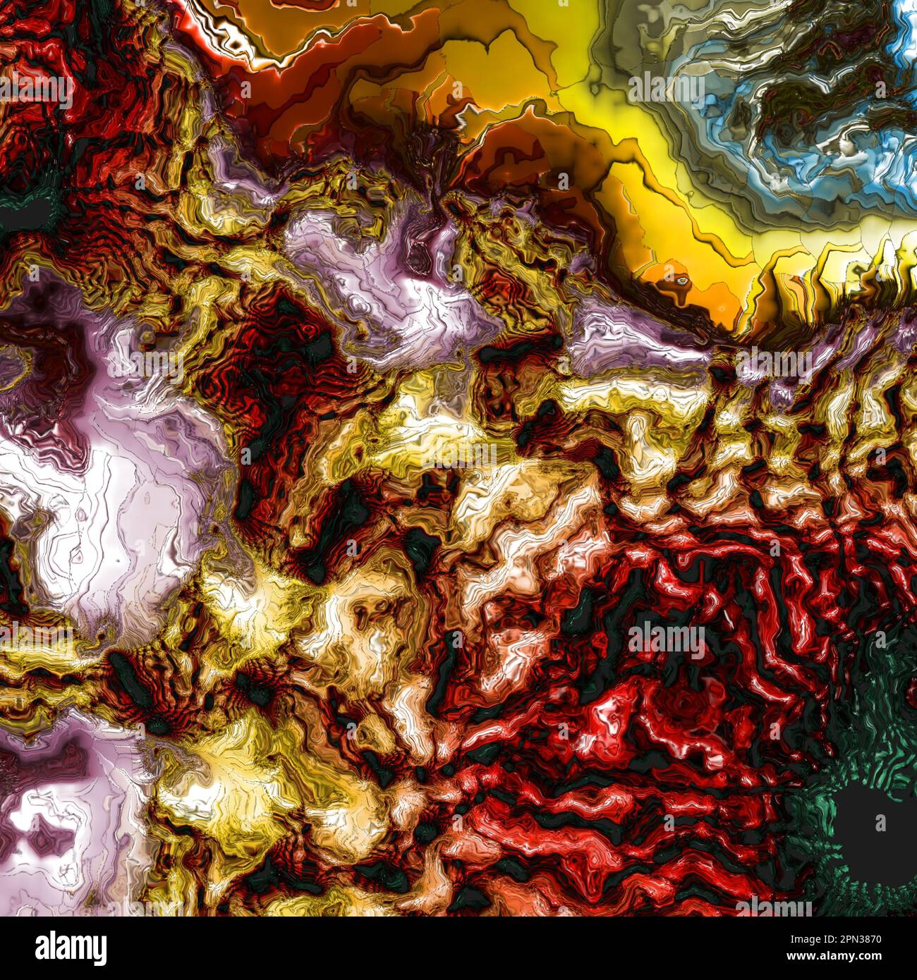 Multicolored grunge texture. Composition of different color patterns ...