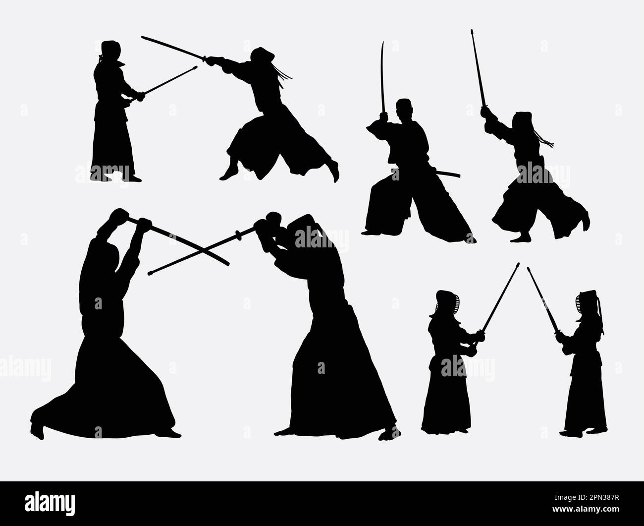 Kendo championship Stock Vector Images - Alamy