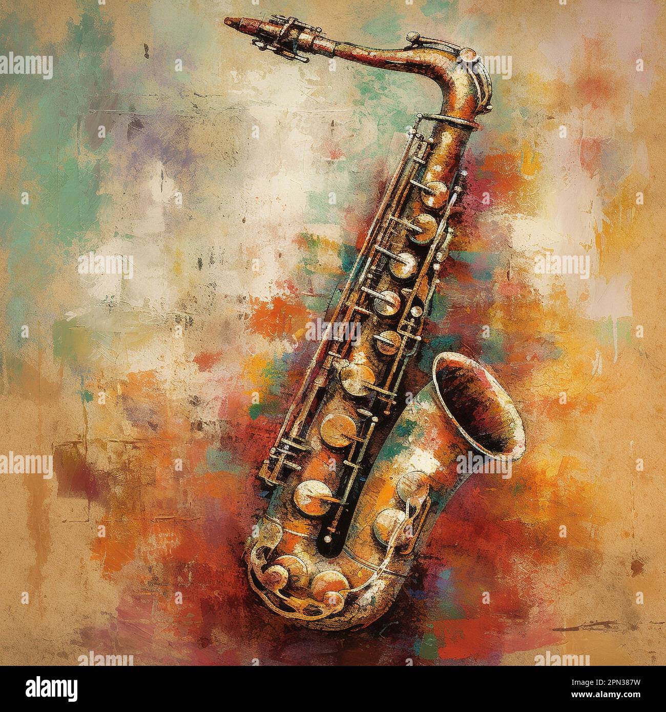 Modern art music abstract painting hi-res stock photography and images ...