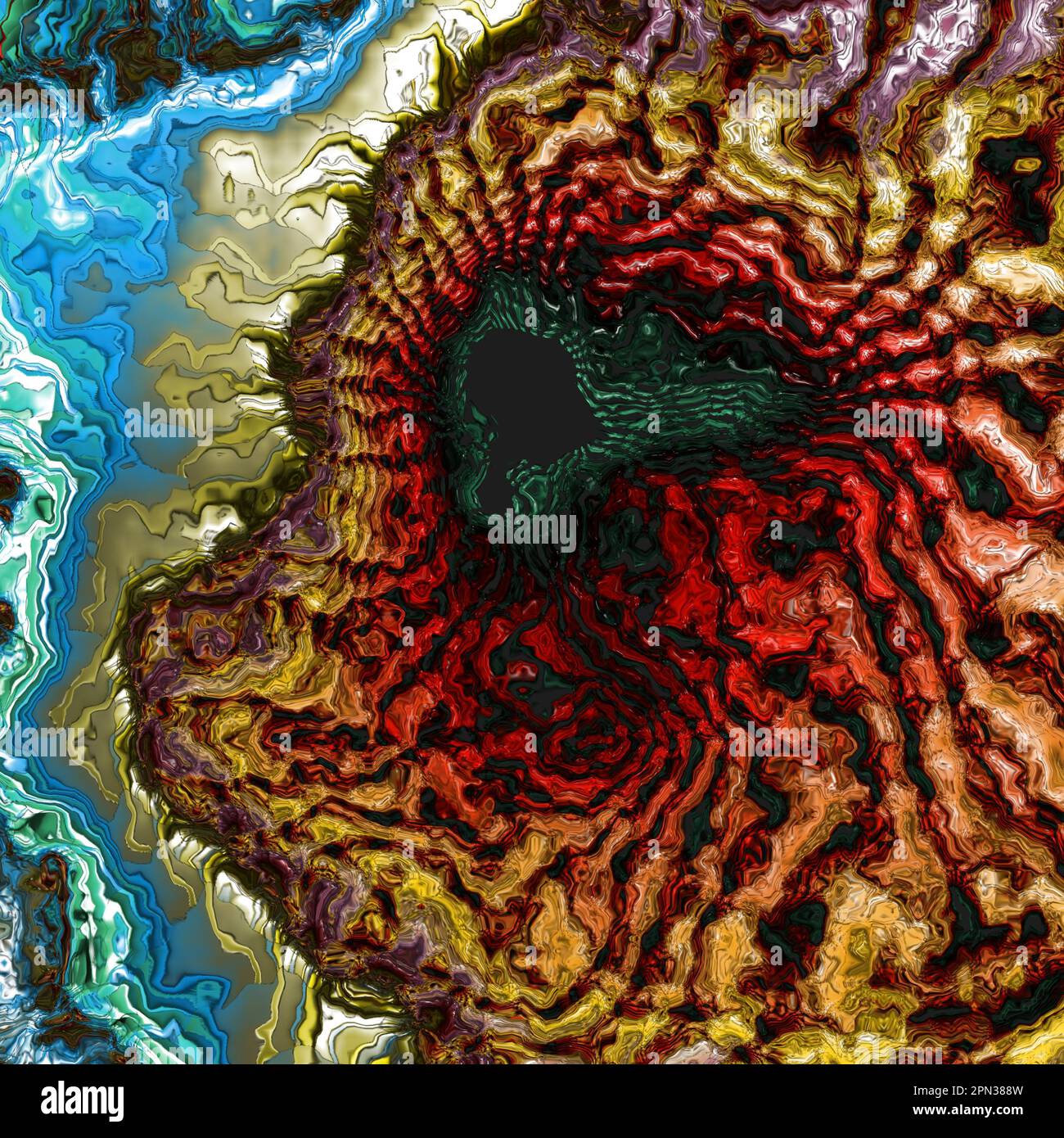 Multicolored grunge texture. Composition of different color patterns ...