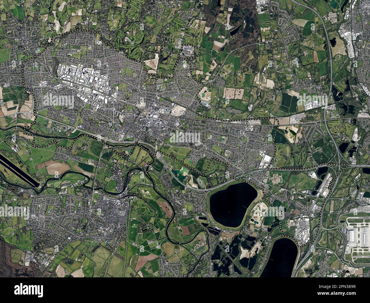 Slough, administrative county of England - Great Britain. High ...