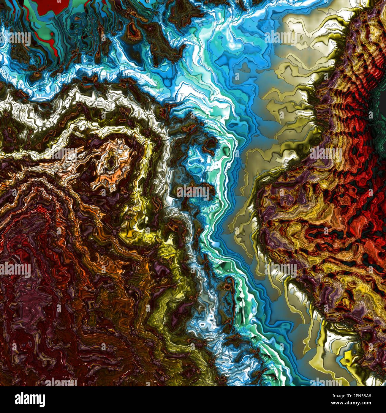 Multicolored grunge texture. Composition of different color patterns ...