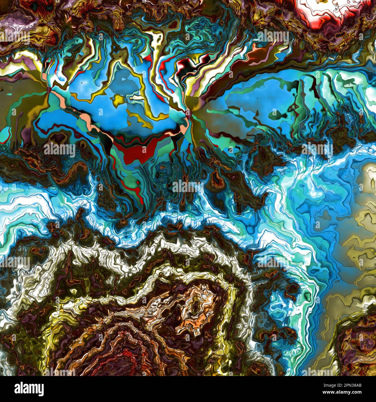 Multicolored grunge texture. Composition of different color patterns ...