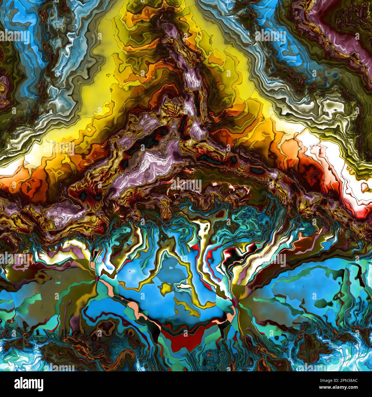 Multicolored grunge texture. Composition of different color patterns ...