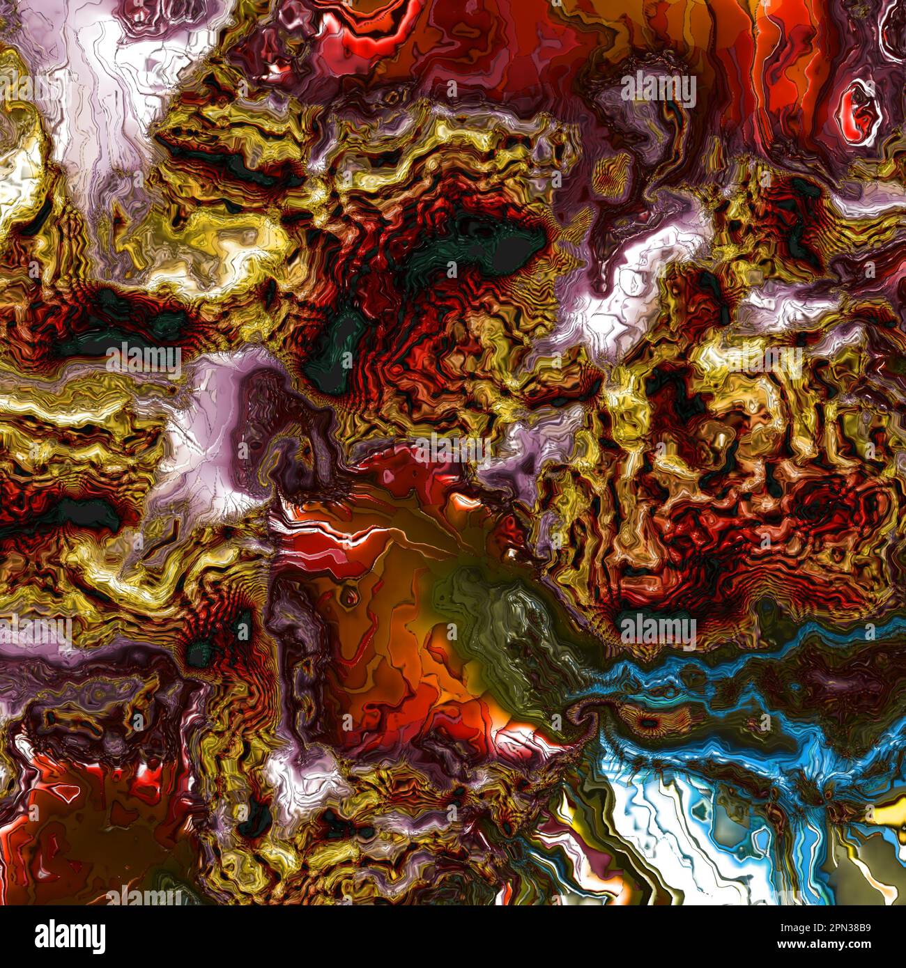 Multicolored grunge texture. Composition of different color patterns ...