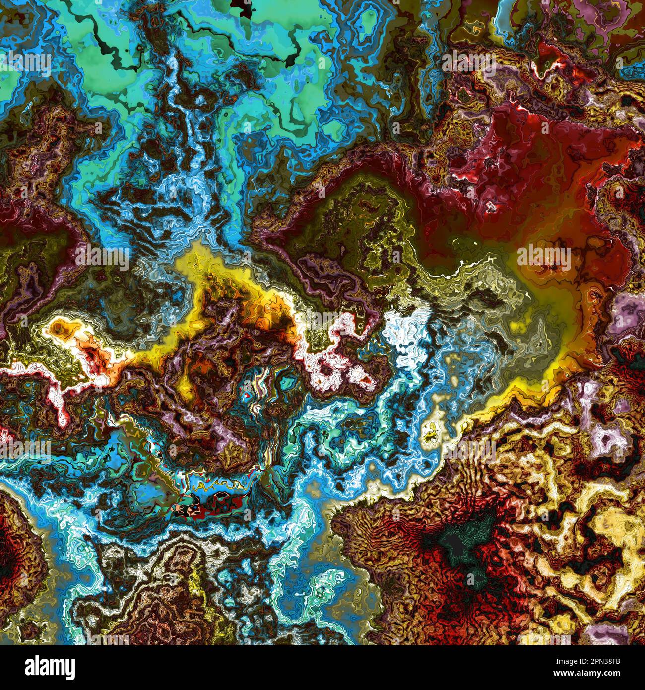 Multicolored grunge texture. Composition of different color patterns ...