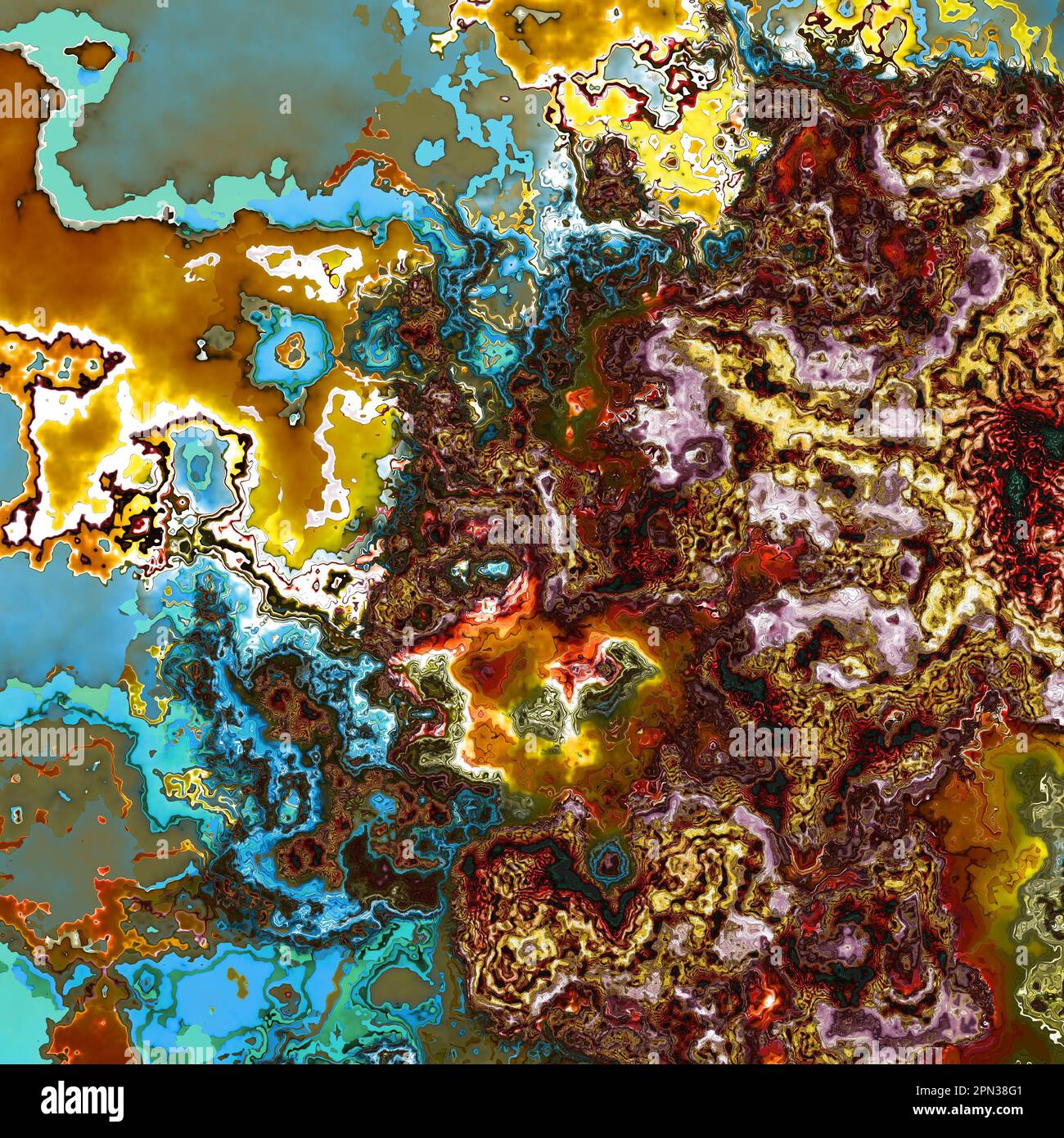 Multicolored grunge texture. Composition of different color patterns ...