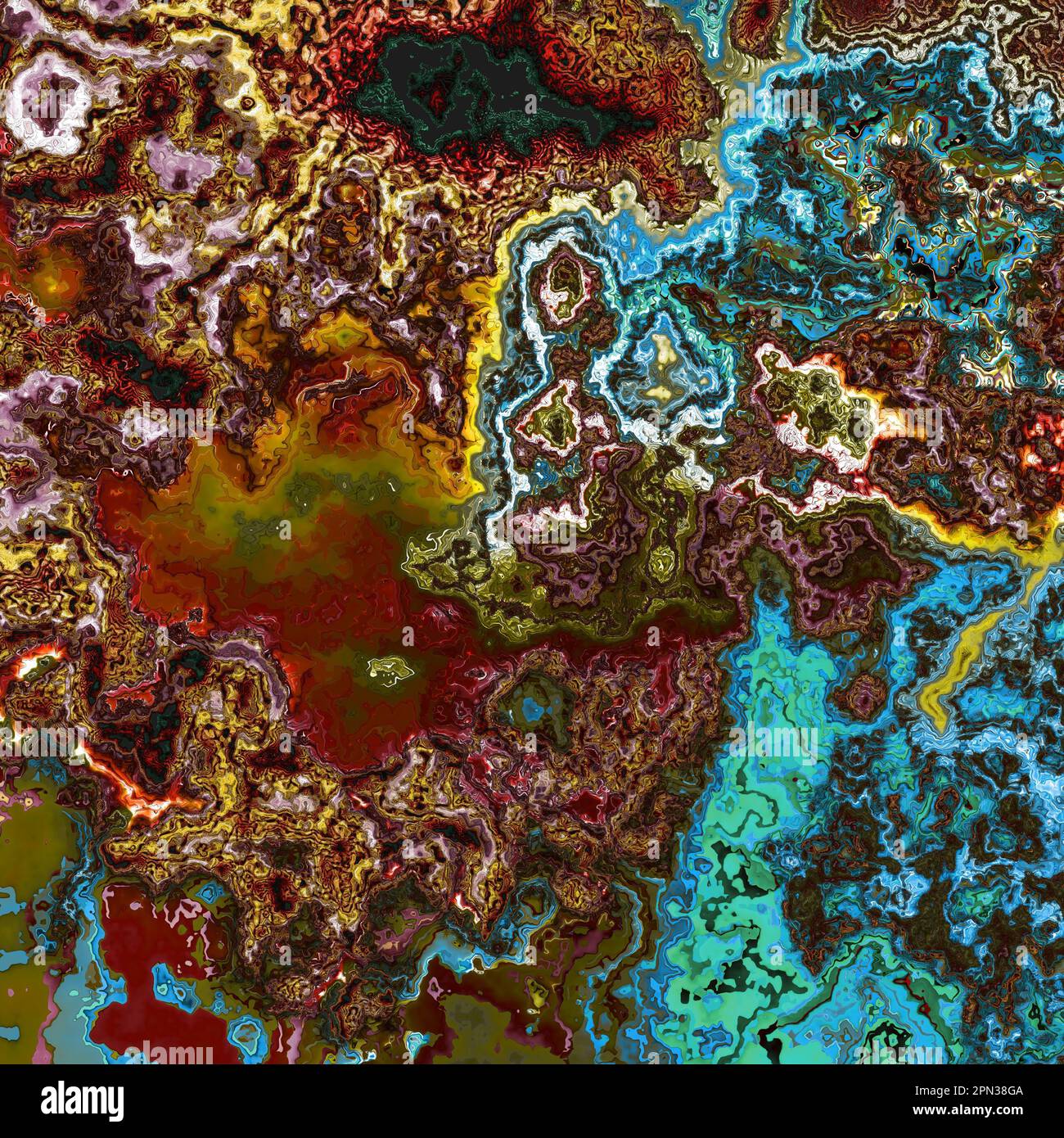 Multicolored grunge texture. Composition of different color patterns ...