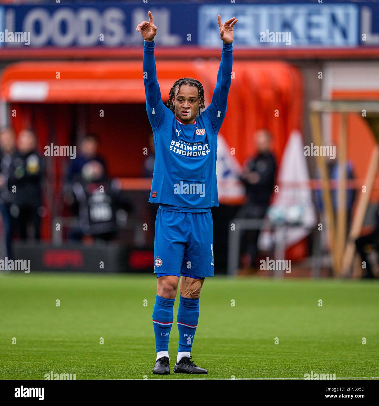 VOLENDAM, NETHERLANDS - APRIL 16: Xavi Simons of PSV during the Dutch ...