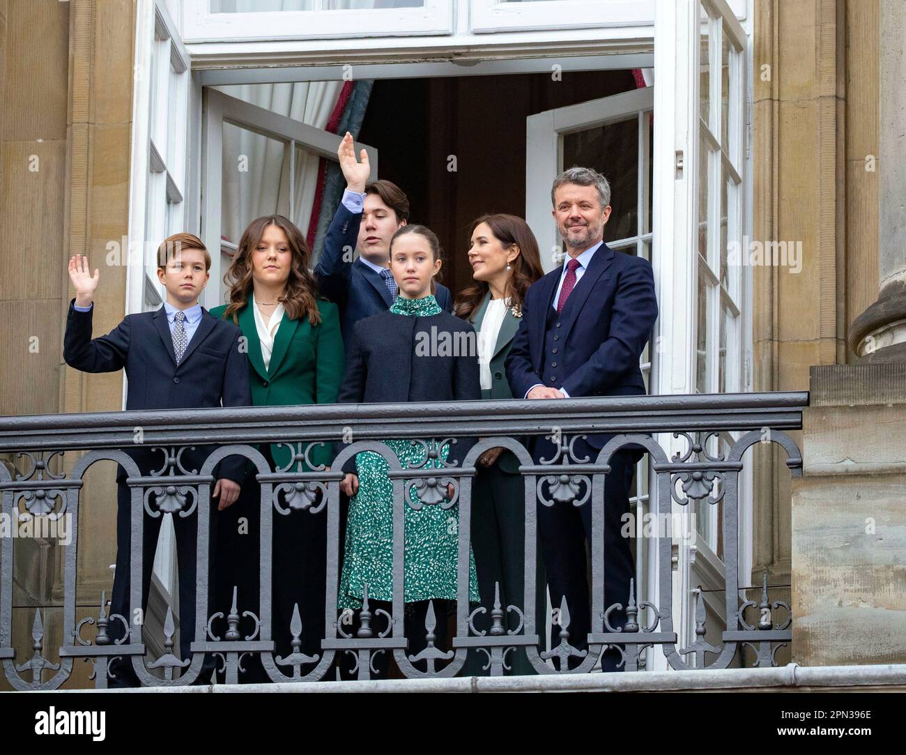 Crown Prince Frederik, Crown Princess Mary, Prince Christian, Princess ...