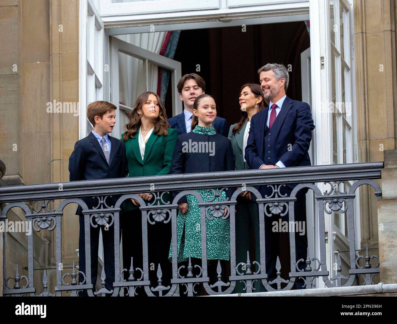 Crown Prince Frederik, Crown Princess Mary, Prince Christian, Princess ...