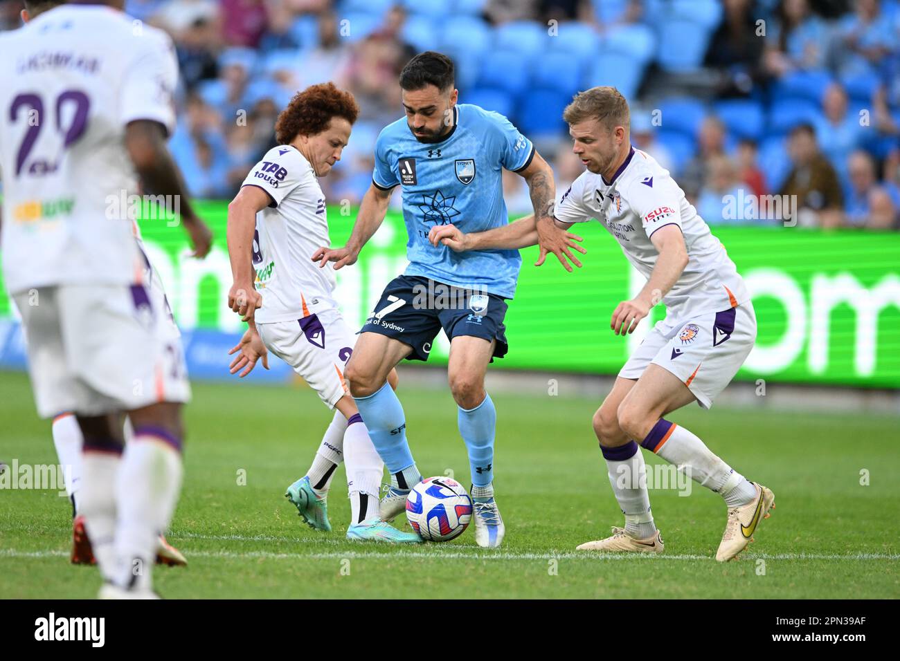Sydney, Australia. 16th Apr, 2023. Mohammad Mustafa Amini Castillo (L ...