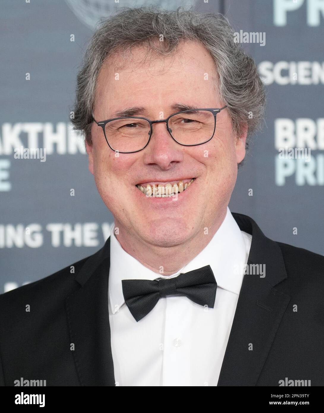 Los Angeles, USA. 15th Apr, 2023. Dr. Pascal Mayer arrives at the 9th Annual Breakthrough Prize ...