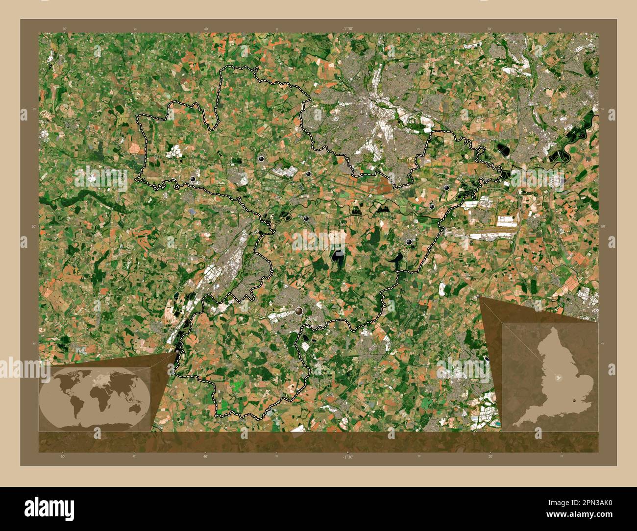 Map of swadlincote hi-res stock photography and images - Alamy