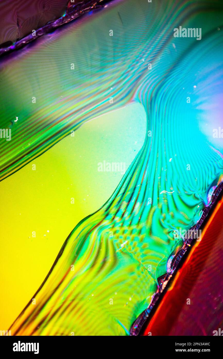 A Holographic Shiny Wavy Abstract Background With Water Texture Visual ...