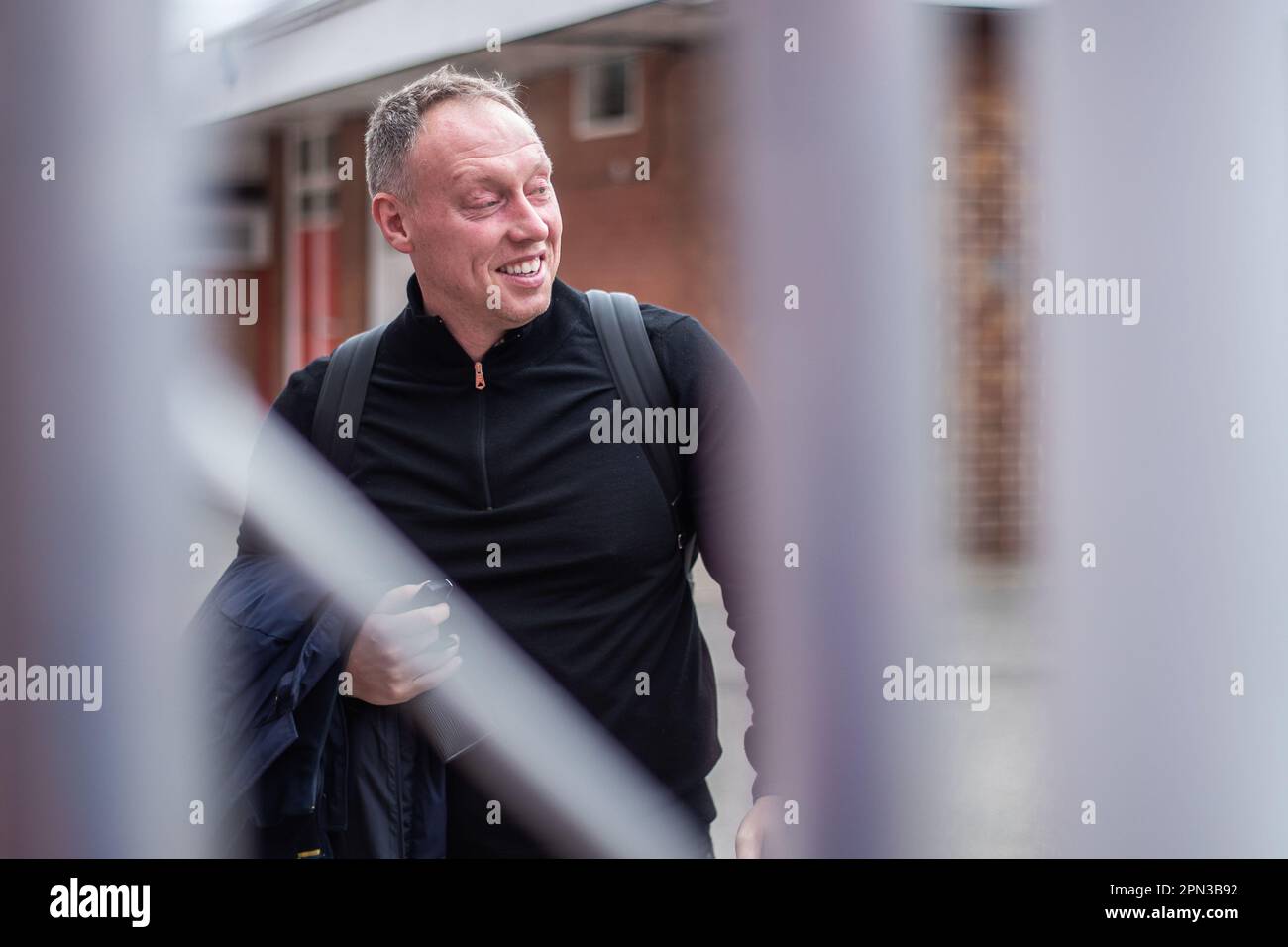 Steve Cooper manager of Nottingham Forest arrives before the Premier ...