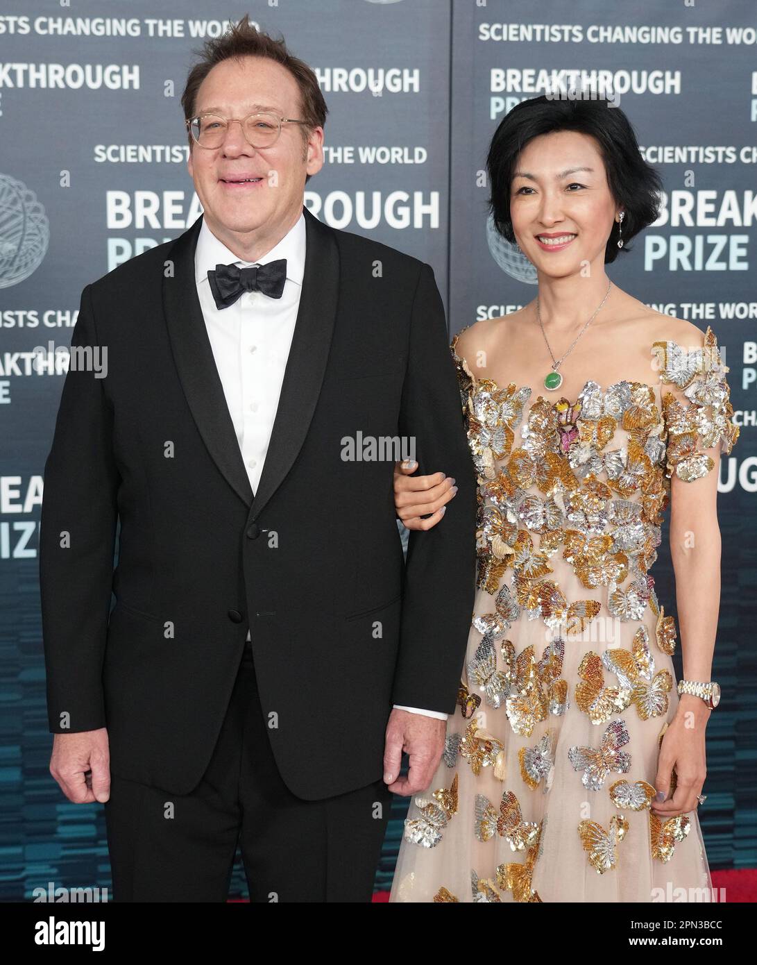 Los Angeles, USA. 15th Apr, 2023. (L-R) Greg Verdine and Guest arrives at the 9th Annual ...