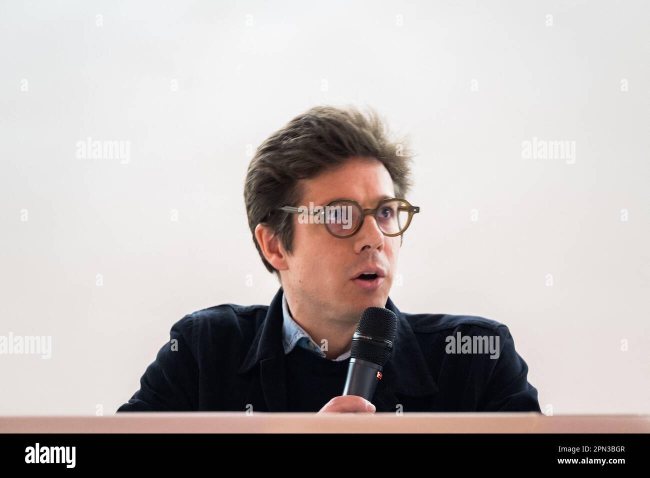 Paris, France. 16th Apr, 2023. Lawyer Raphaël Kempf - At the initiative ...
