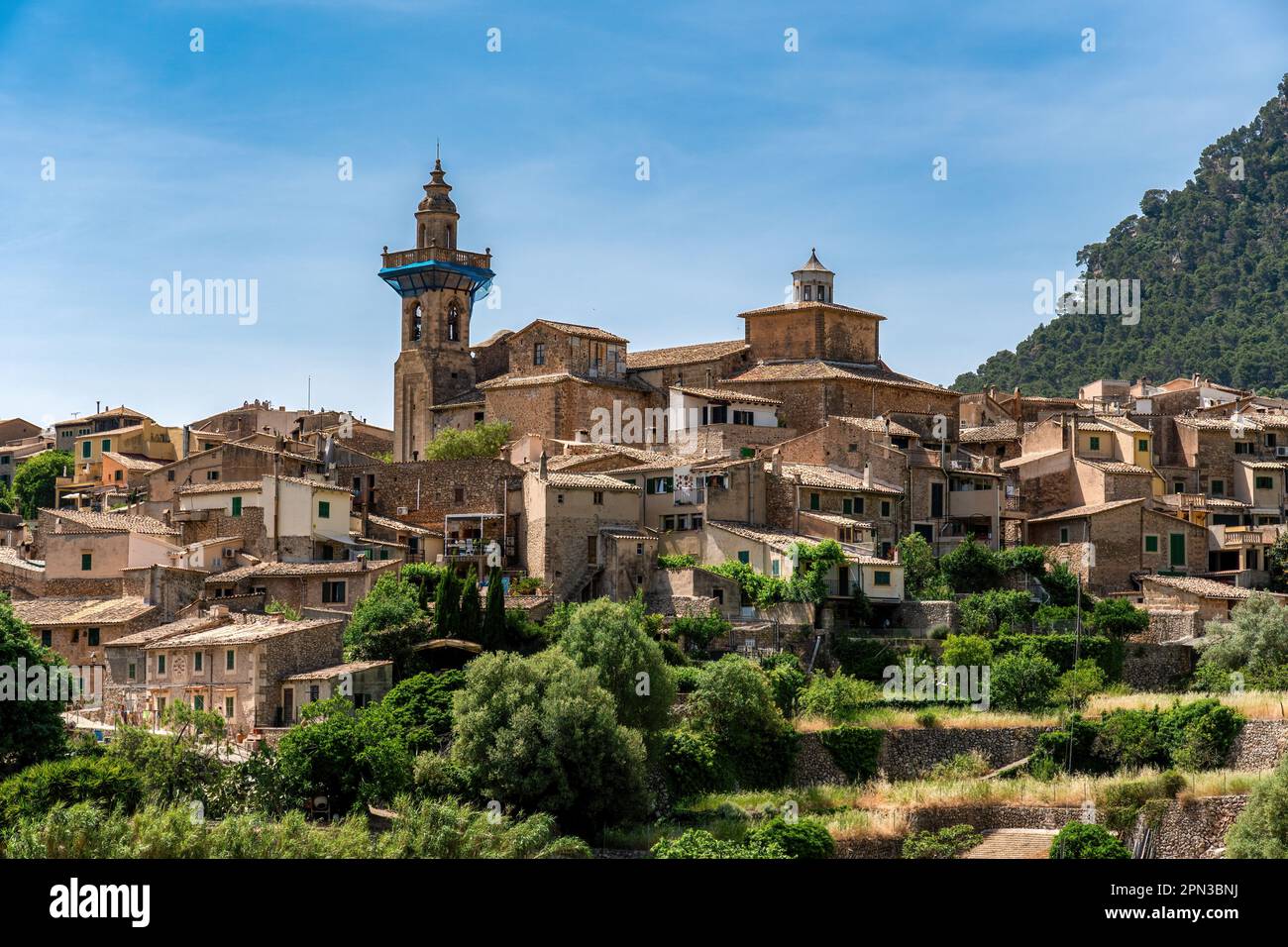 Valldemossa traditional village in the Tramuntana mountain - Mallorca ...