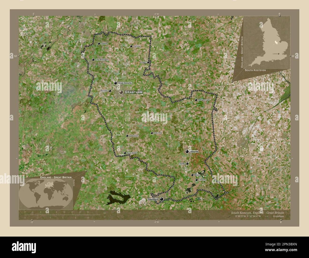 South Kesteven, non metropolitan district of England - Great Britain ...