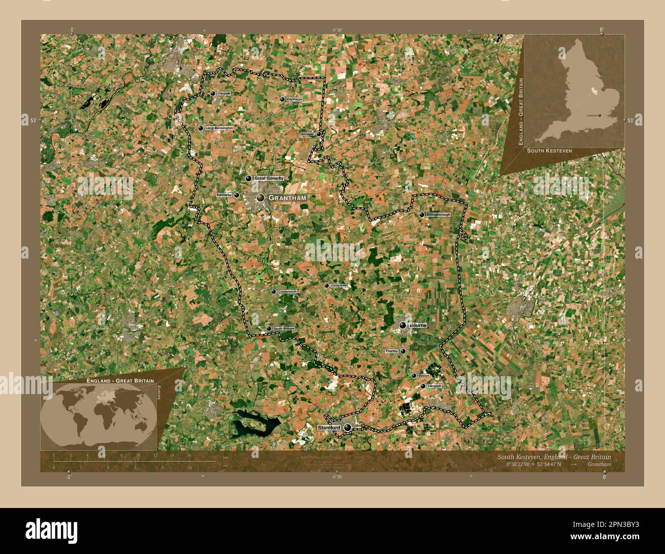 South Kesteven, non metropolitan district of England - Great Britain ...