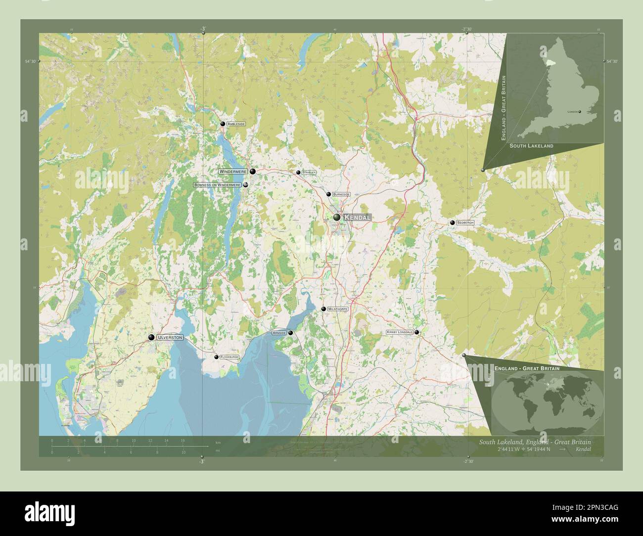 South Lakeland, non metropolitan district of England - Great Britain ...