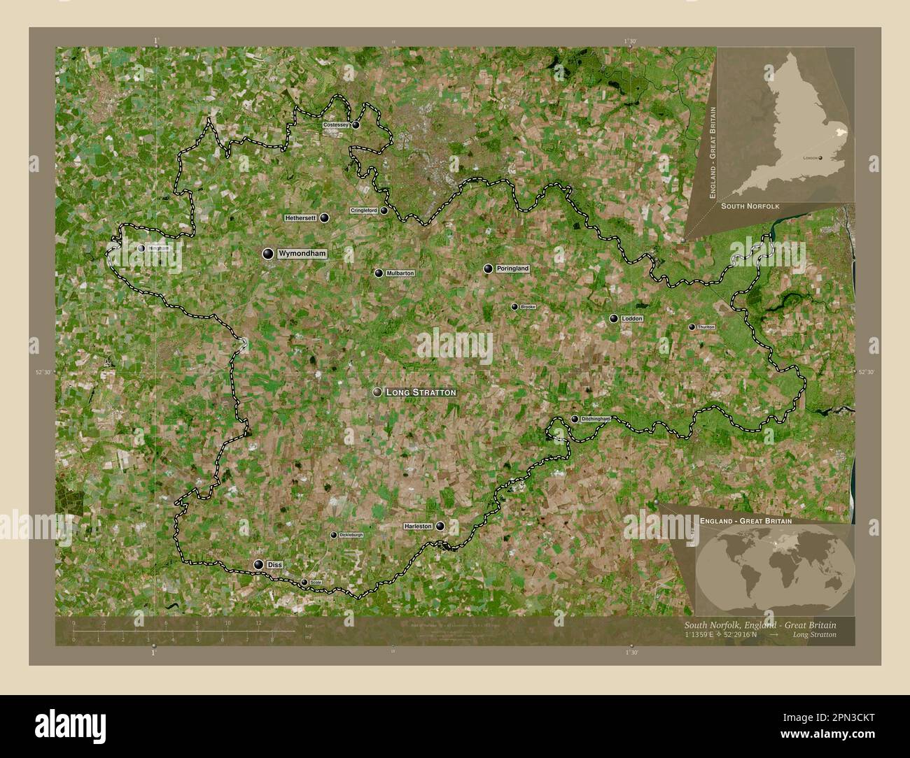 South Norfolk, non metropolitan district of England - Great Britain ...