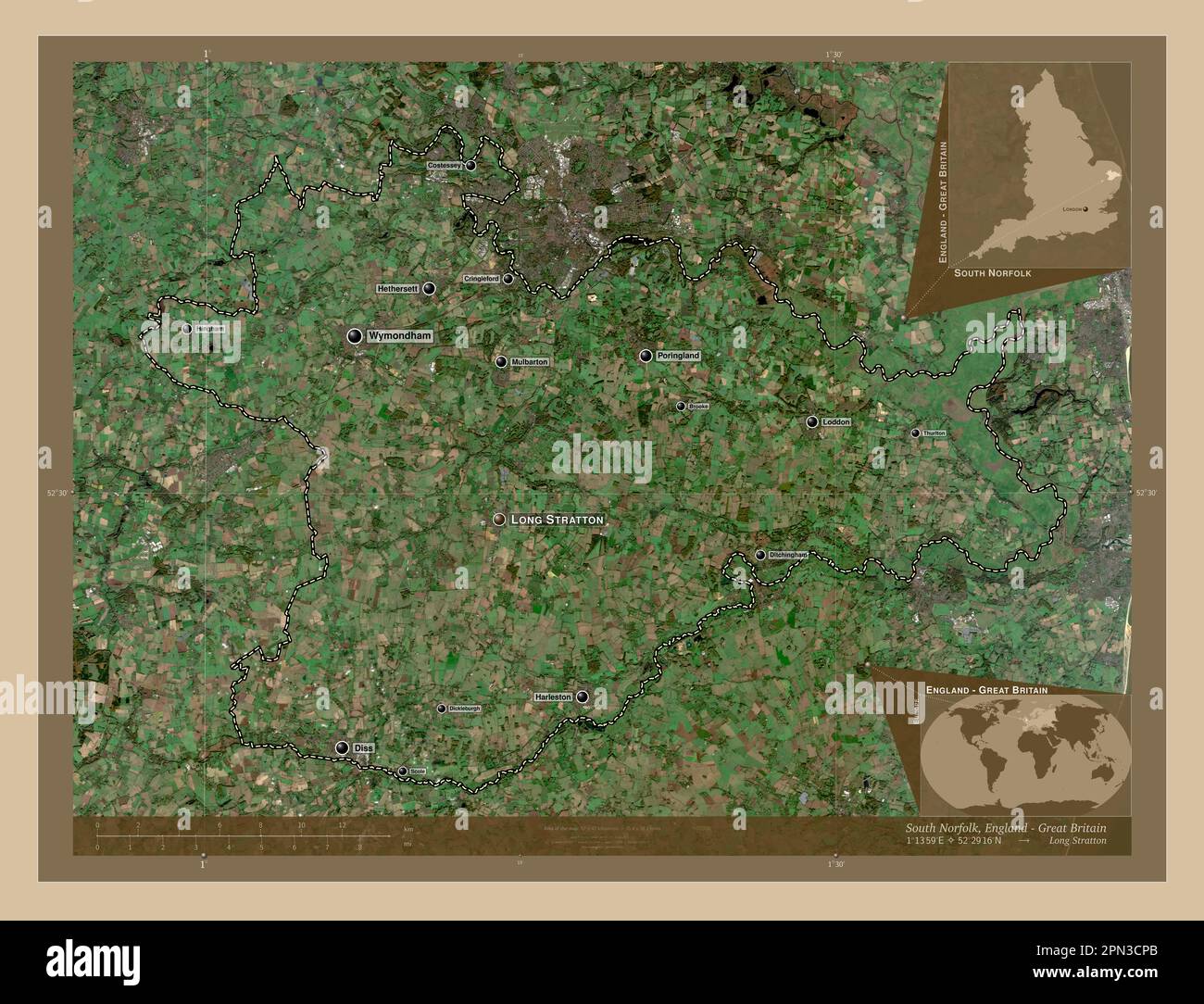 South Norfolk, non metropolitan district of England - Great Britain ...