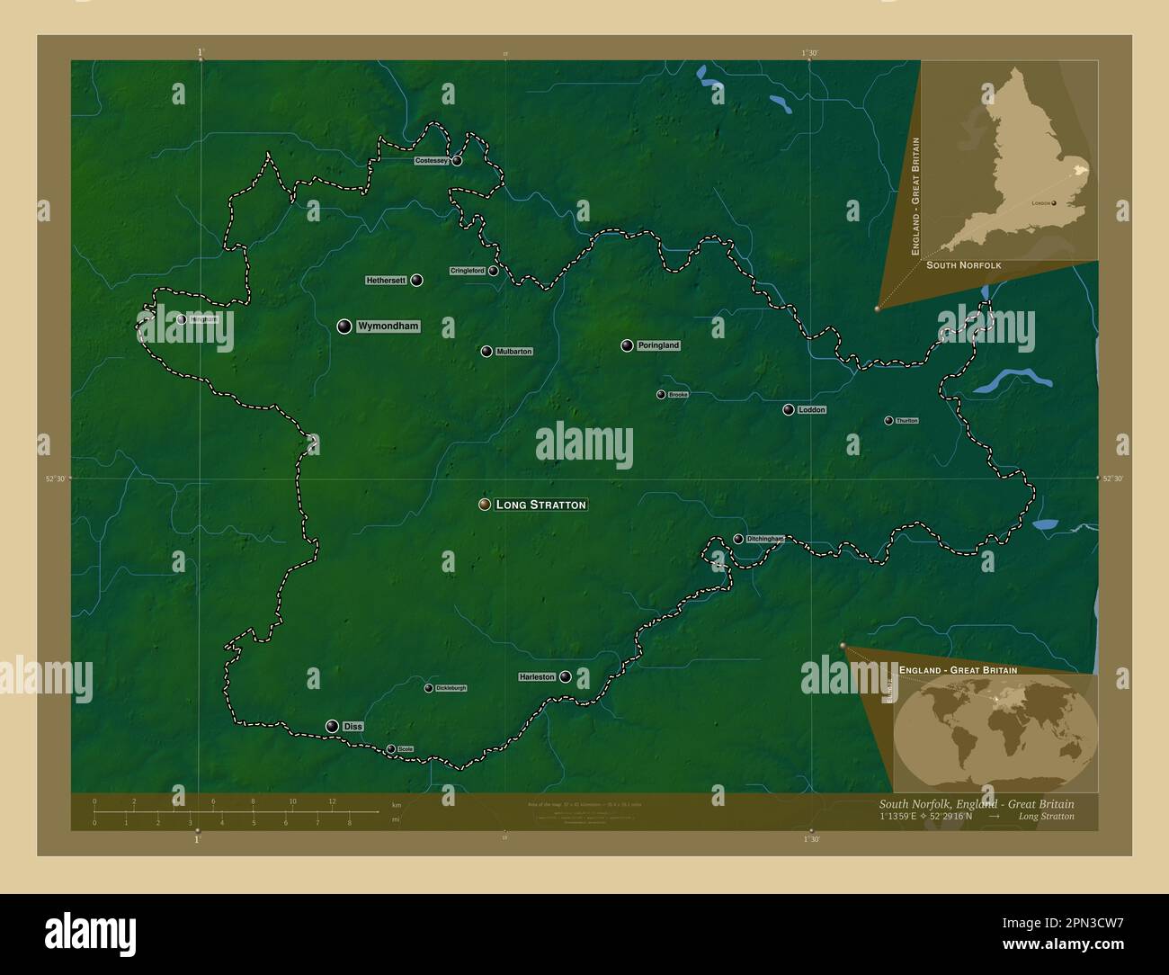 South Norfolk, non metropolitan district of England - Great Britain ...