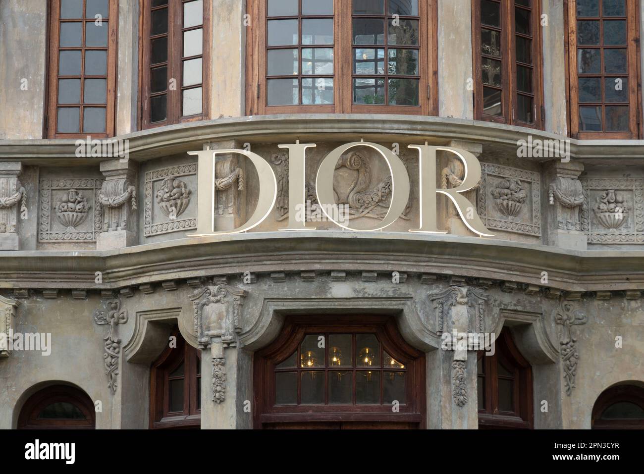 SHANGHAI, CHINA - APRIL 16, 2023 - A DIOR's flagship store in Zhangyuan ...