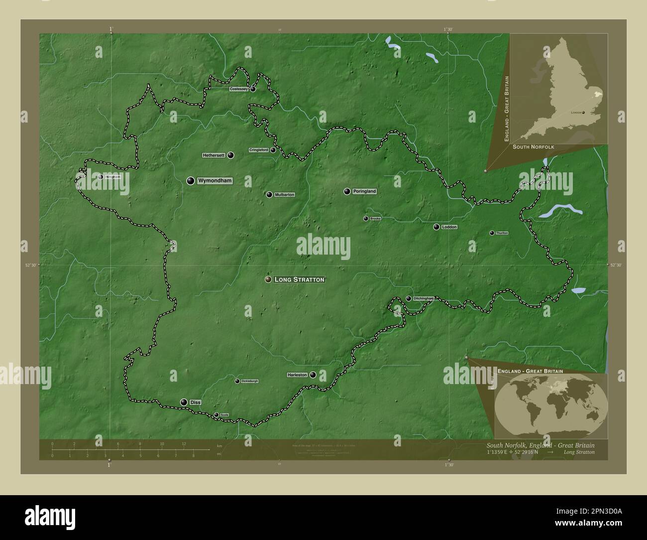 South Norfolk, non metropolitan district of England - Great Britain ...
