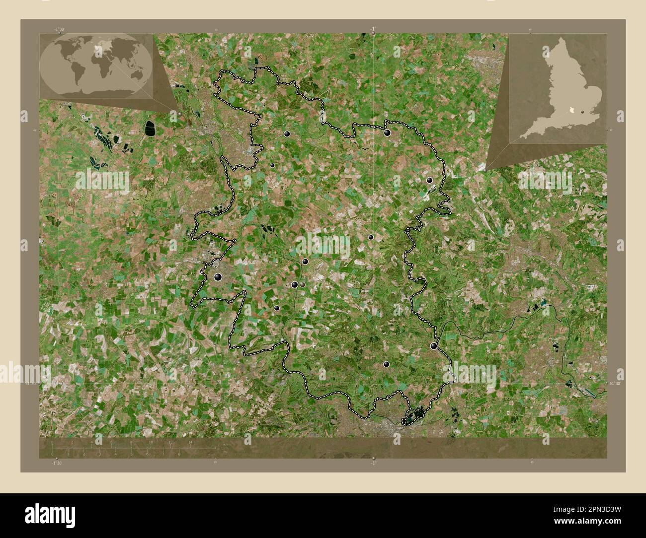 Map of thame hi-res stock photography and images - Alamy