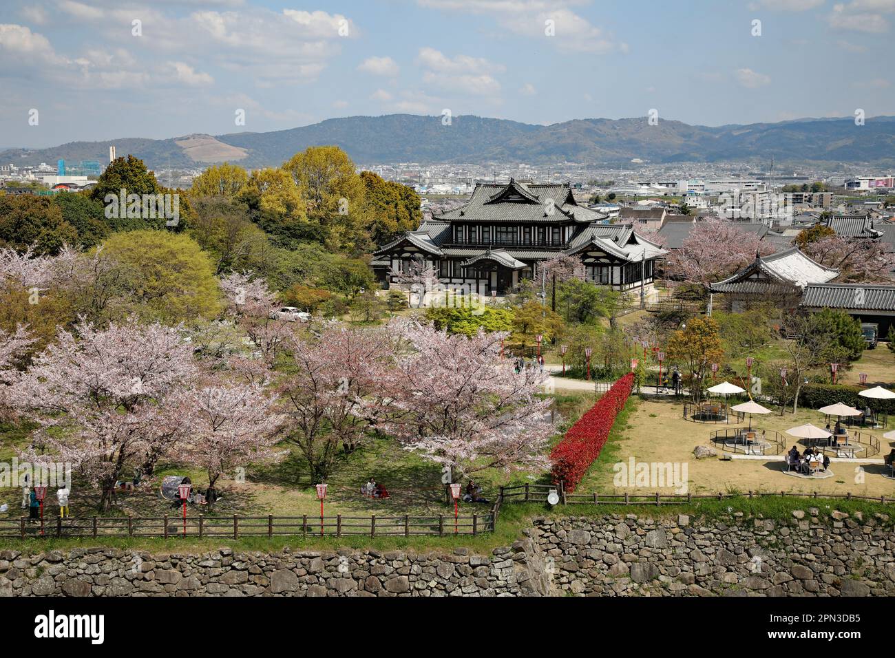 Koriyama Castle Ruins, Japan Stock Photo - Alamy