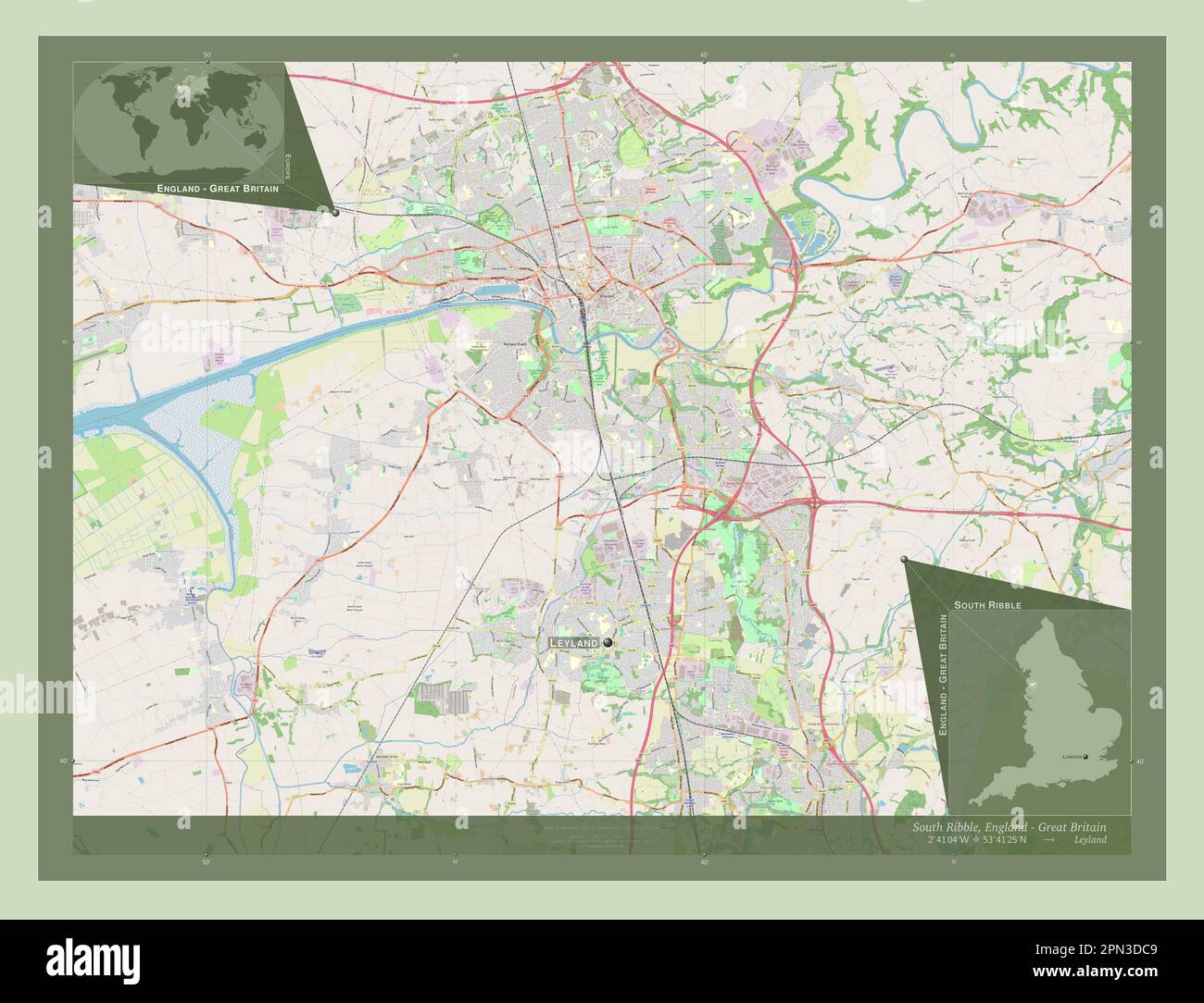 South Ribble, non metropolitan district of England - Great Britain ...