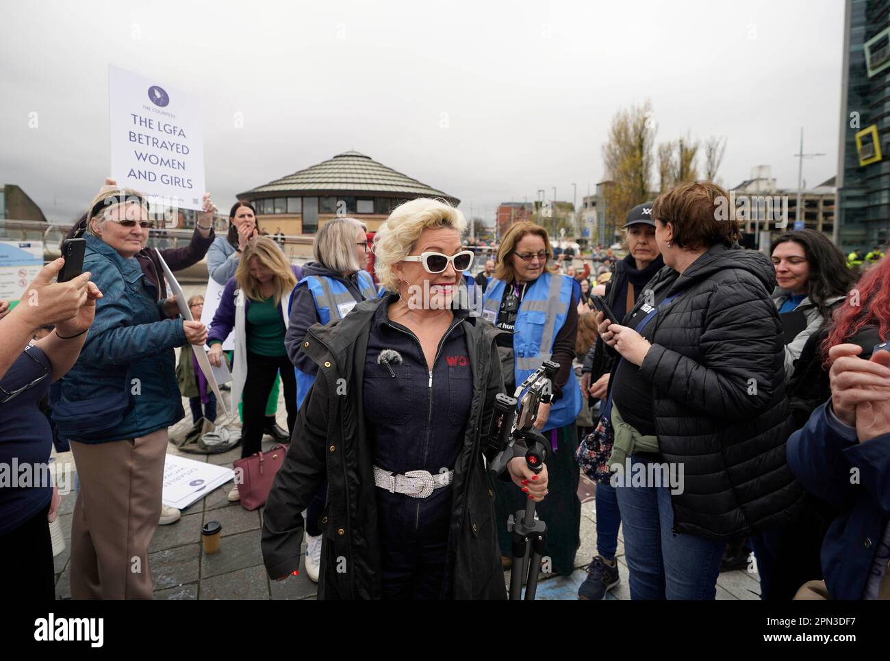 Women's rights activist 'Posie Parker' (real name Kellie-Jay Keen ...