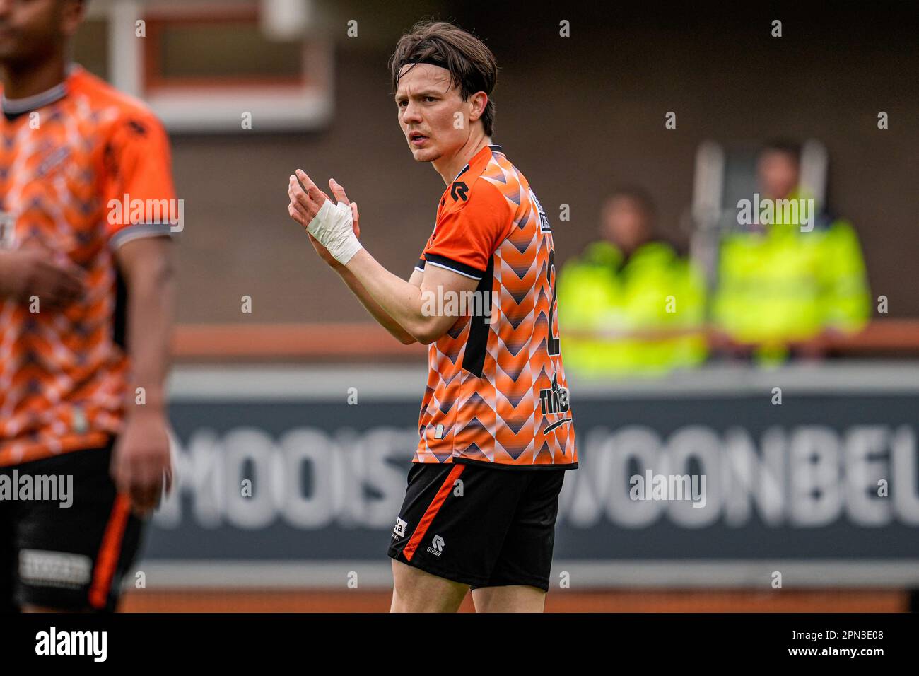 VOLENDAM, NETHERLANDS - APRIL 16: Oskar Buur of FC Volendam during the ...