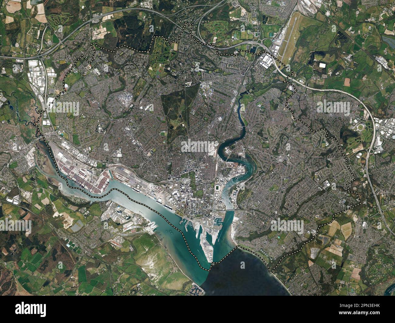 Southampton, unitary authority of England - Great Britain. High ...