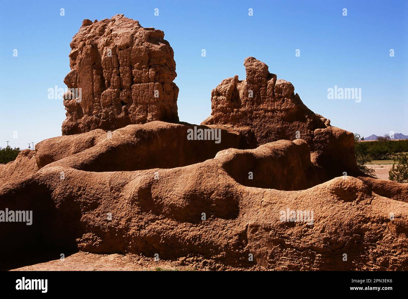 Casa Grande Ruins National Monument of the Pre-columbian Hohokam ...