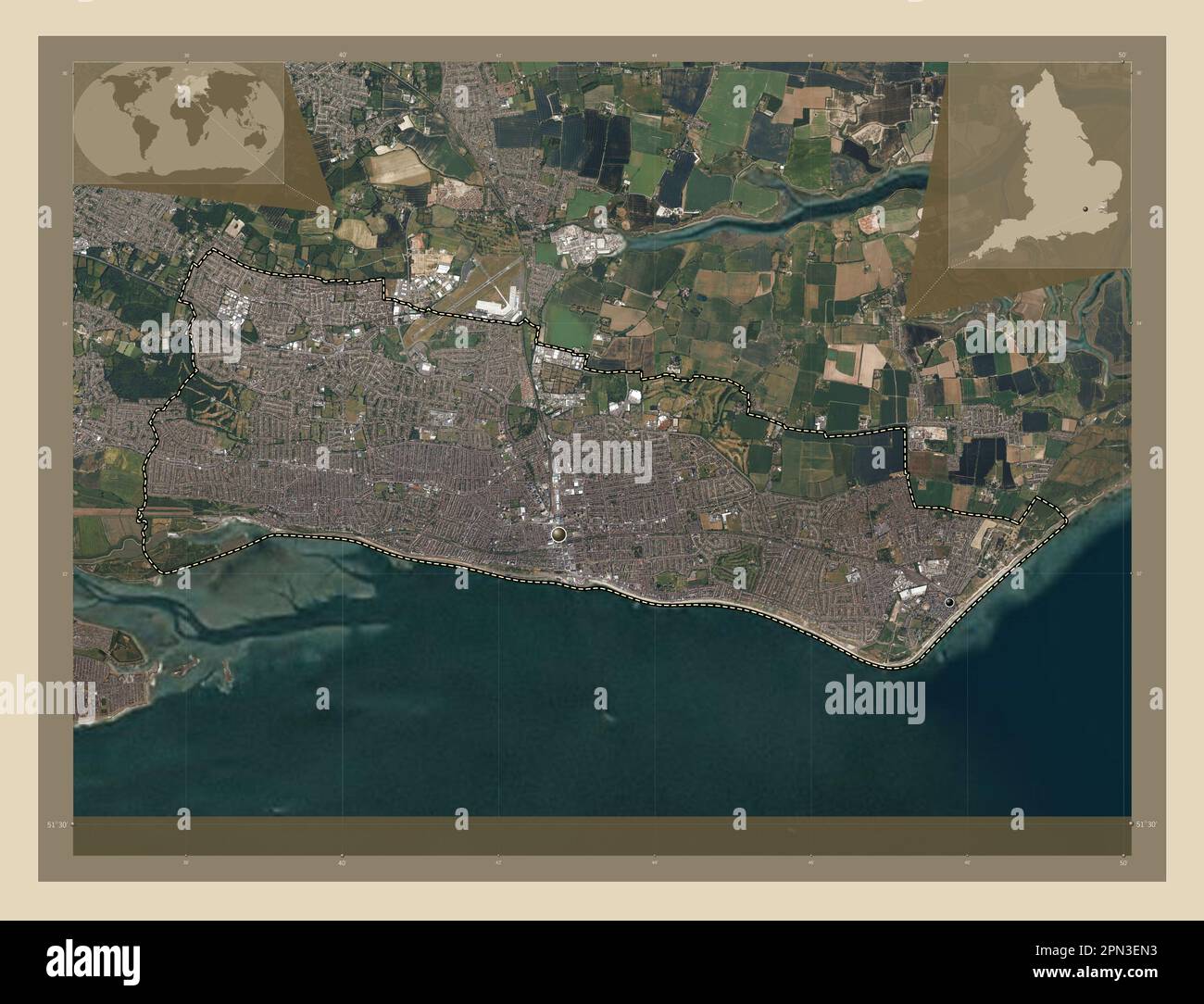Map of southend on sea hi-res stock photography and images - Alamy