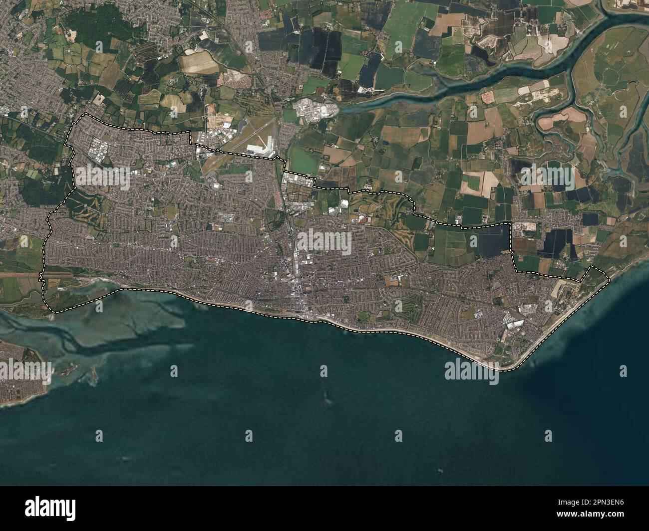 Map of southend hi-res stock photography and images - Alamy