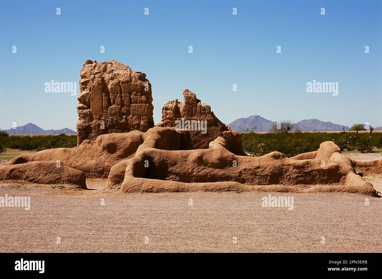 Casa Grande Ruins National Monument of the Pre-columbian Hohokam ...