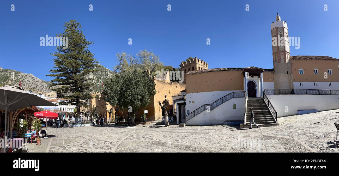 Morocco, Africa: view of Outa el Hamam, the central square of ...