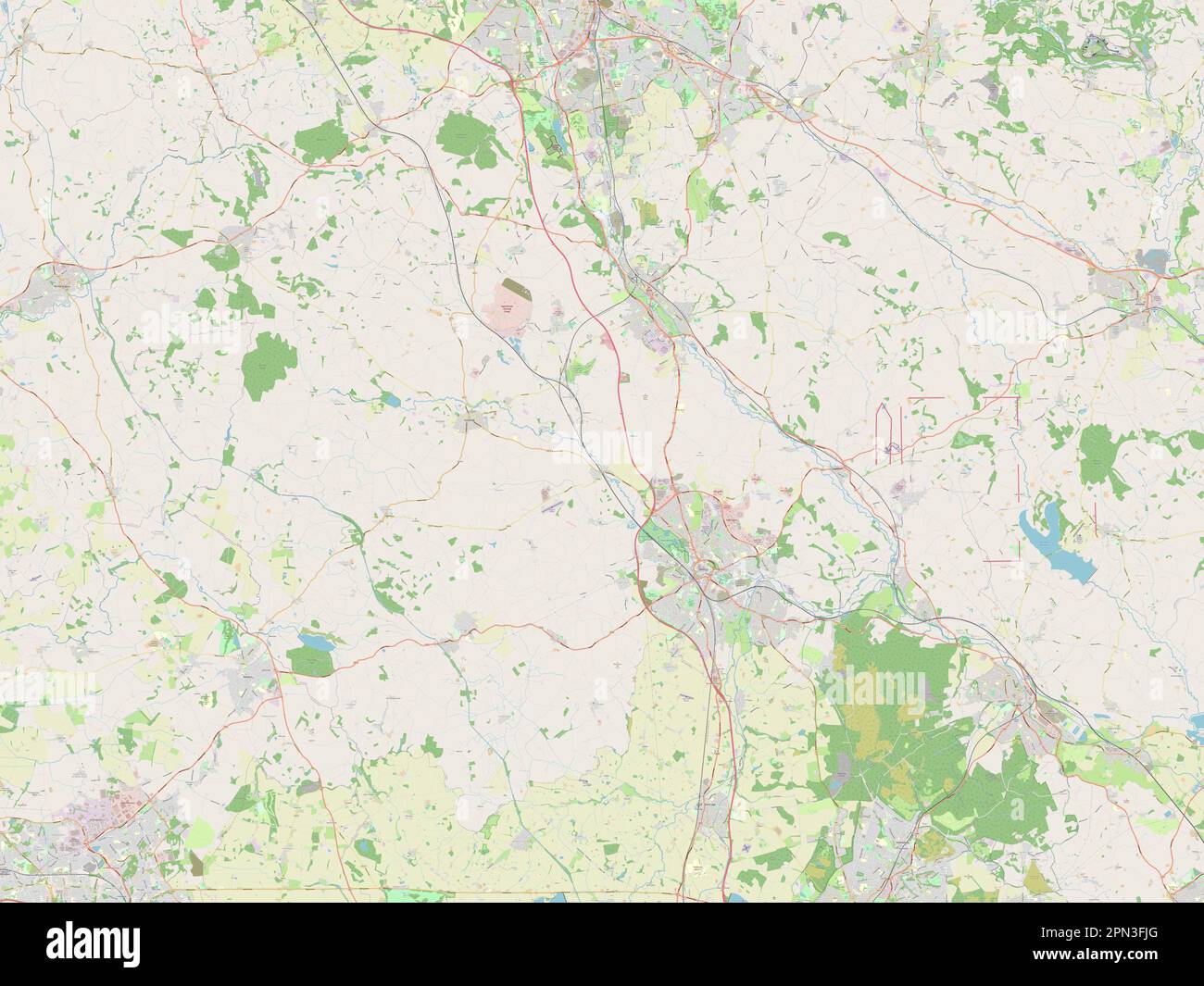 Eccleshall map hi-res stock photography and images - Alamy