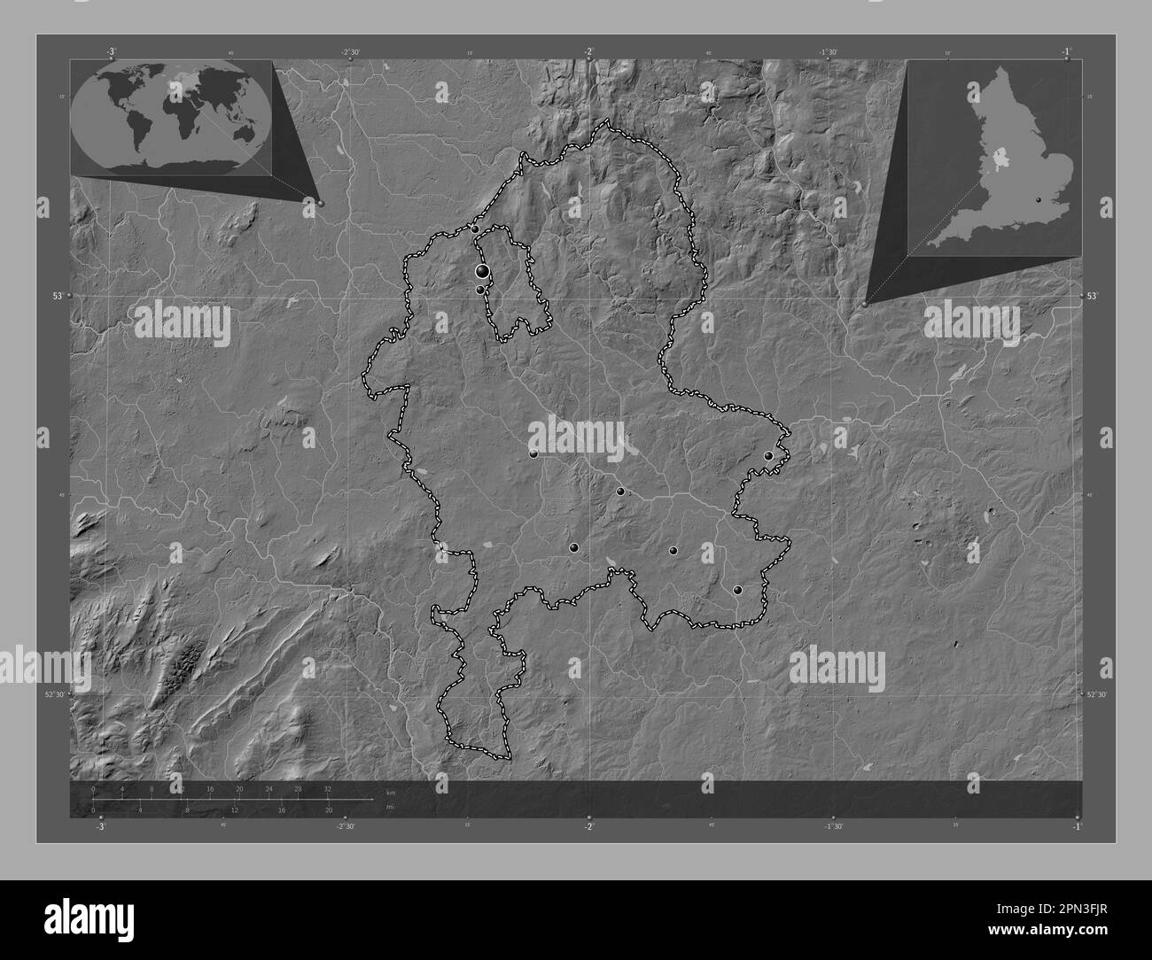 Staffordshire, administrative county of England - Great Britain ...