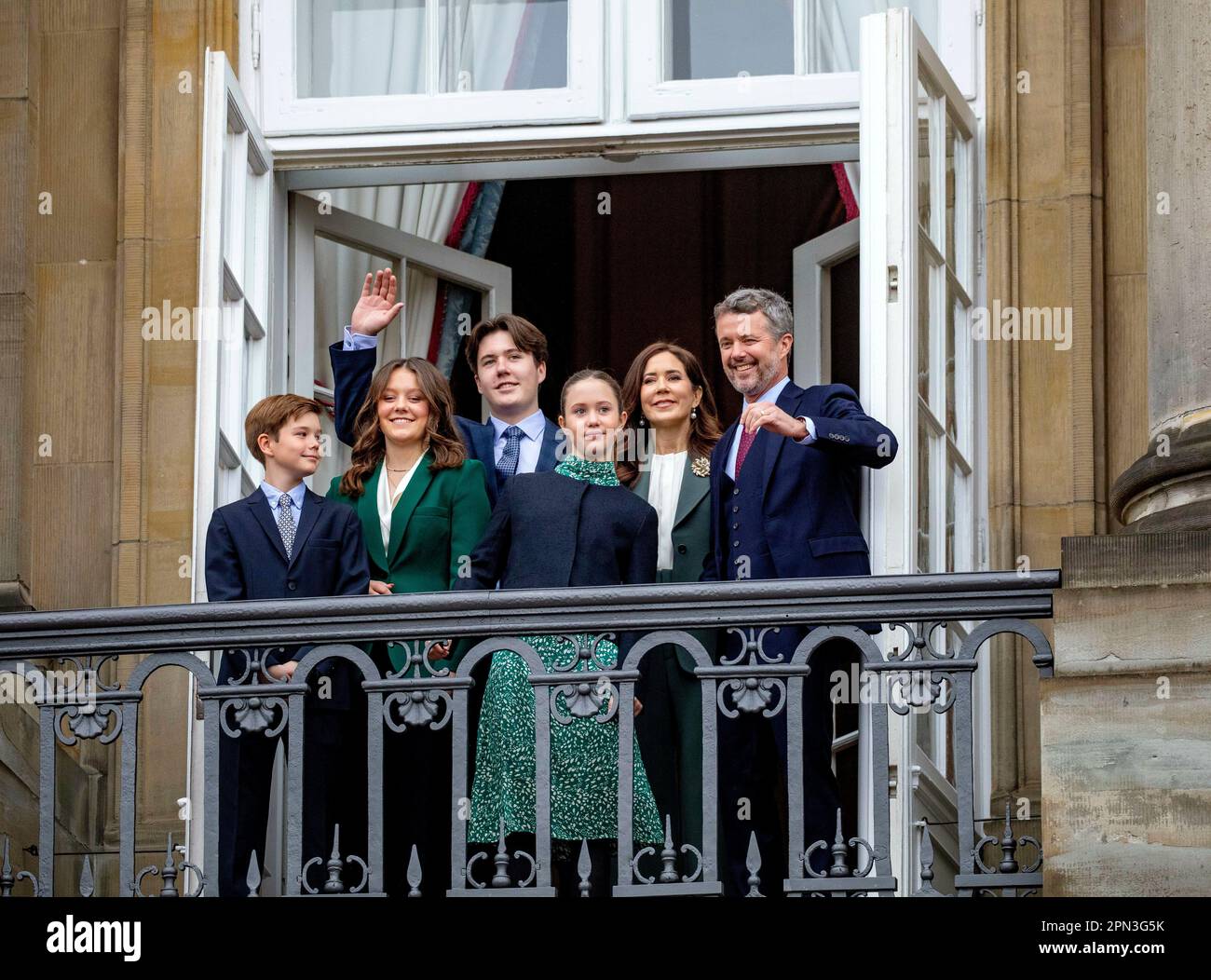 Crown Prince Frederik, Crown Princess Mary, Prince Christian, Princess ...