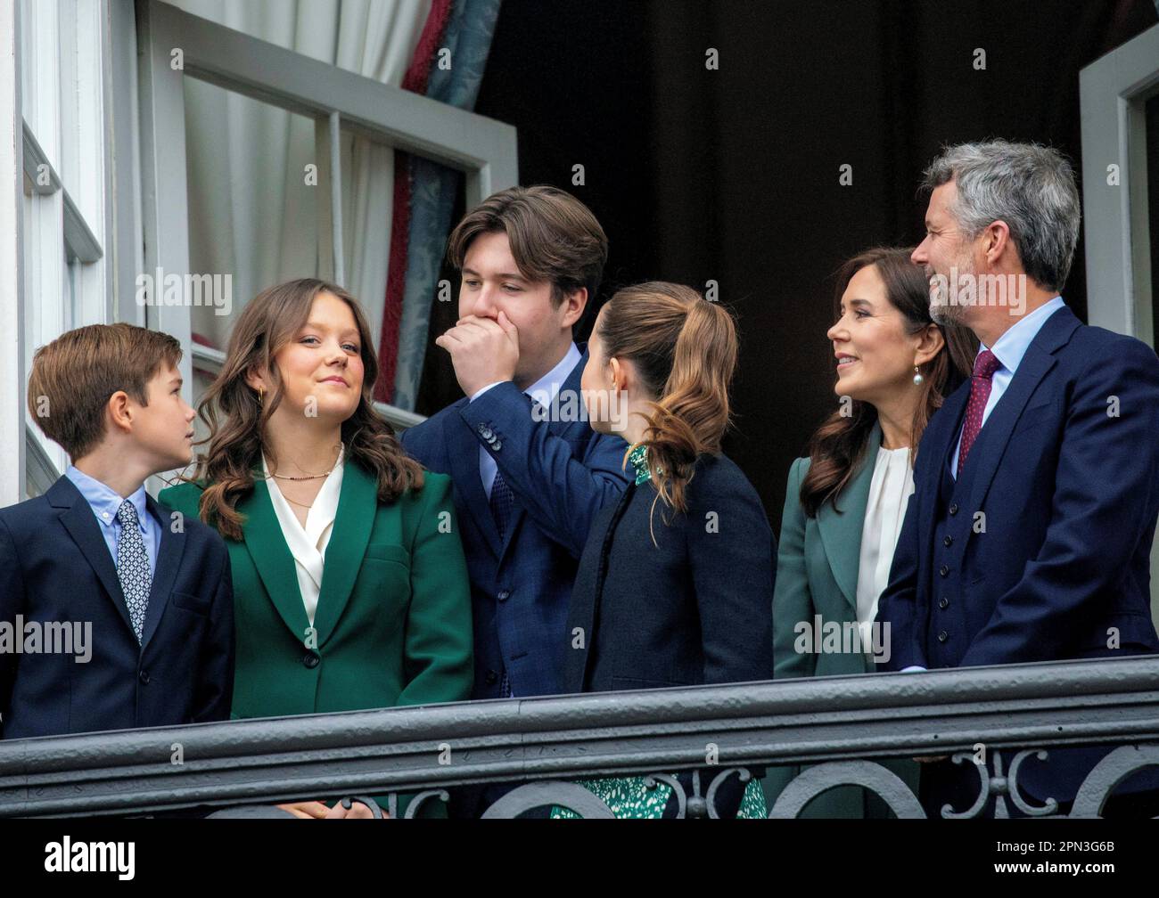 Crown Prince Frederik, Crown Princess Mary, Prince Christian, Princess ...